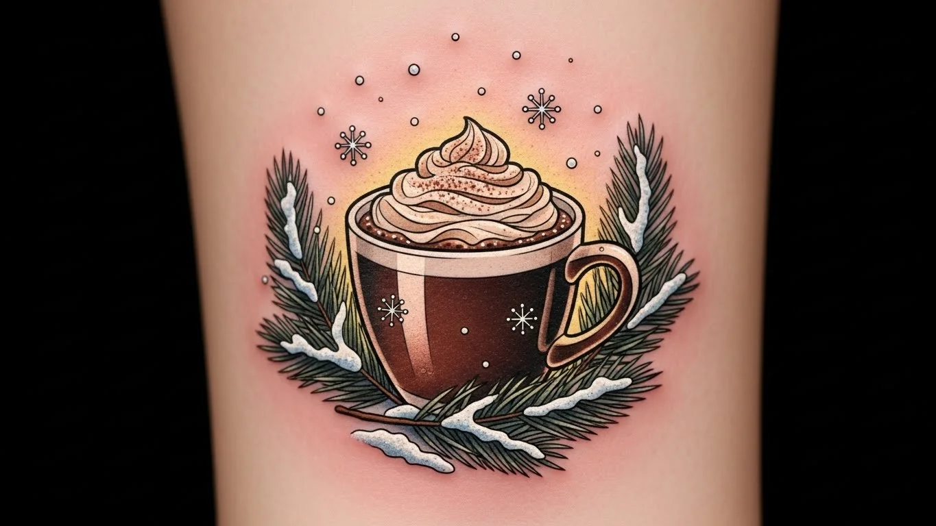 How to Design a Cozy Hot Cocoa Tattoo for Winter Lovers - tattoolevel.com