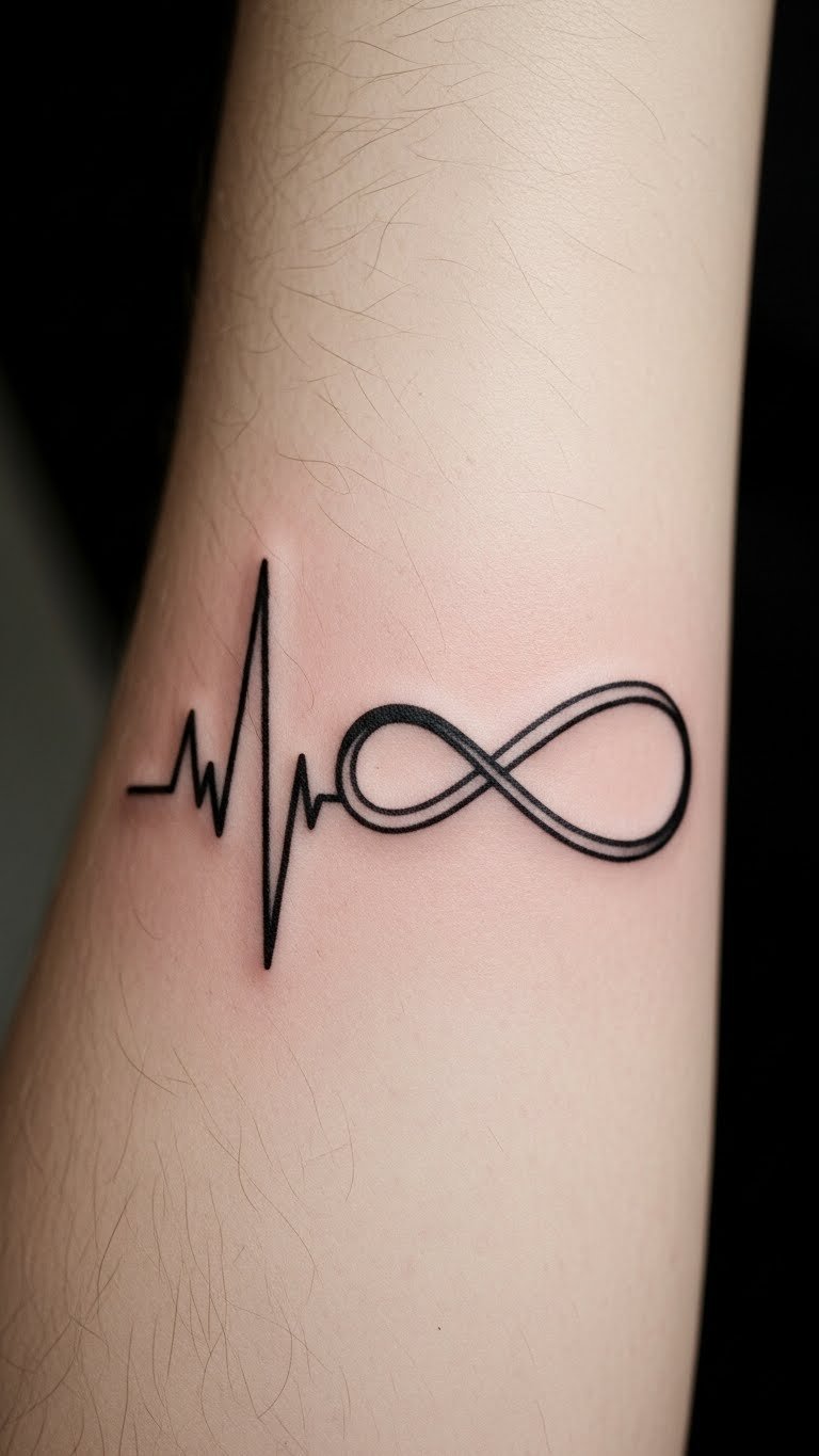 24 Touching Heartbeat Tattoos That Celebrate Life & Love - tattoolevel.com